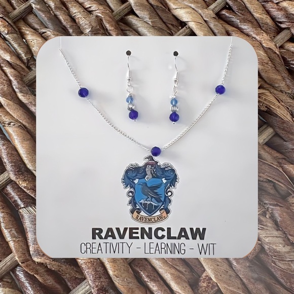 Handmade by Tracy | Jewelry | New Handmade Silvertone Ravenclaw Harry ...